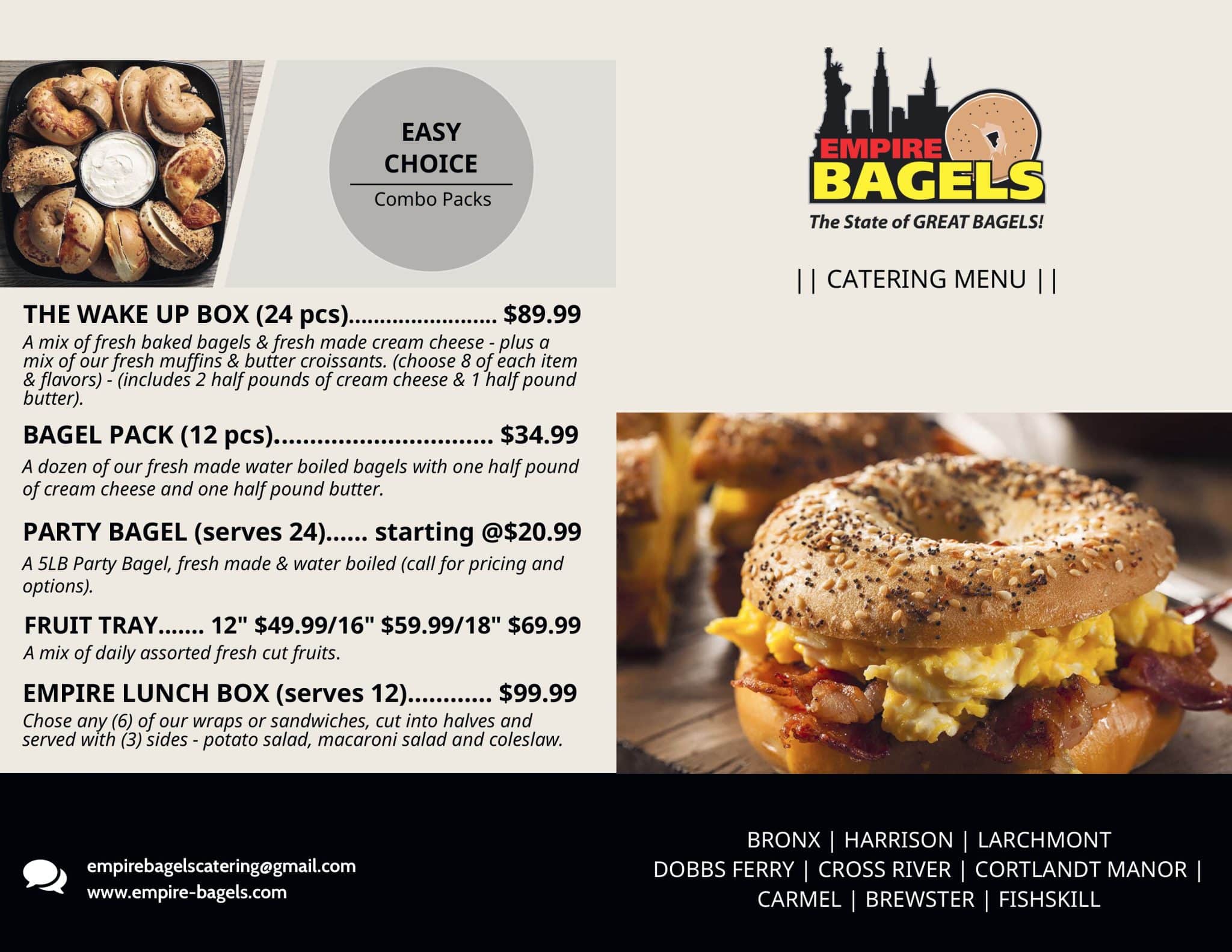 Empire Bagels Carmel Ny